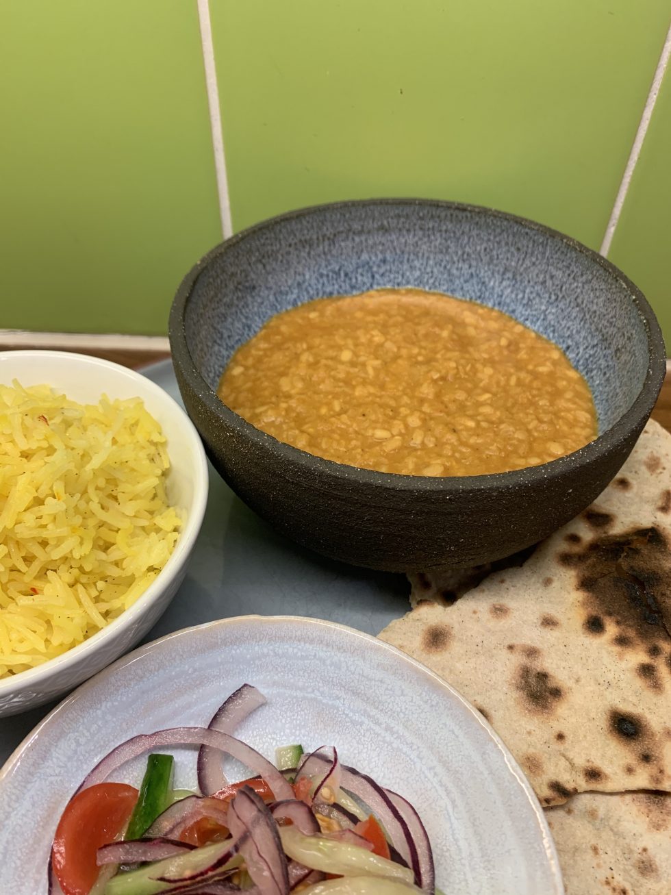 Slow cooked dhal with saffron rice | Lotus Health and Fitness